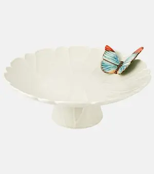 BORDALLO PINHEIRO Cloudy Butterflies Cake Stand Claudia Schiffer - White