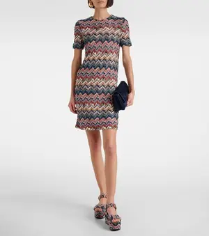 Missoni Julia Raschel Lamé Platform Sandals - Multicoloured