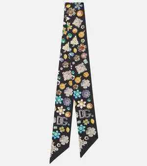 Dolce & Gabbana Silk Twill Scarf - Multicoloured