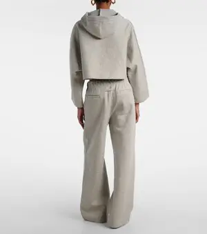 JEAN PAUL GAULTIER Embossed Logo Cotton Sweatpants