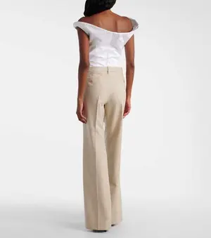 Magda Butrym Wool Flared Trousers