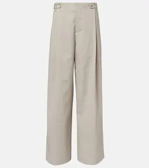 SIR. Leone Mid-rise Wide-leg Pants - Grey