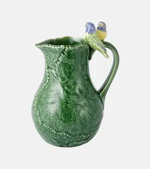 BORDALLO PINHEIRO Cineraria Ceramic Pitcher - Multicoloured