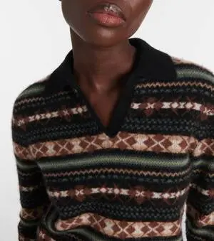 Vince Argyle Cashmere Sweater - Multicoloured