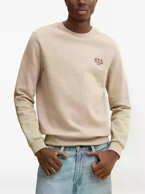 A.p.c. Embroidered Crew-neck Sweatshirt