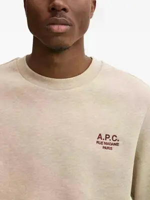A.p.c. Embroidered Crew-neck Sweatshirt