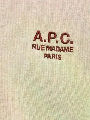 A.p.c. Embroidered Crew-neck Sweatshirt