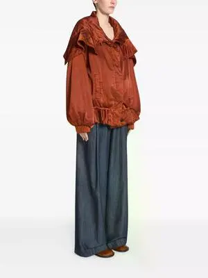 Dries Van Noten Quilted Ruffled Jacket