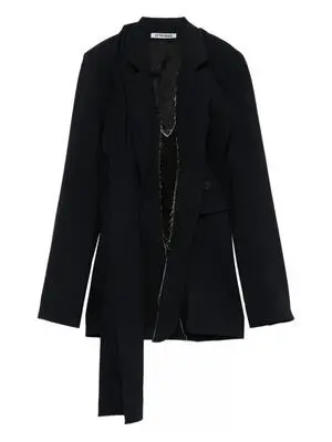 Ottolinger Draped Belted Mini Dress - Black