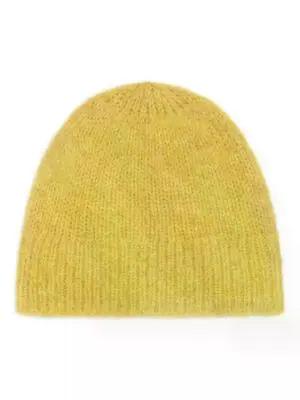 Dries Van Noten Alpaca Wool-blend Beanie Hat - Yellow