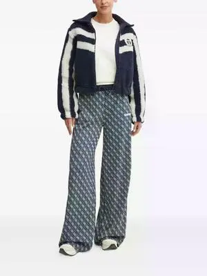 Guess Striped Teddy-effect Bomber Jacket