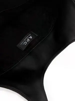 A.p.c. Logo-plaque Tote - Black