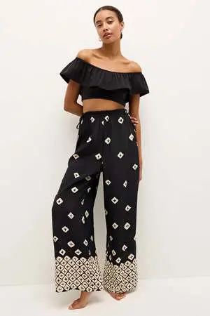 MARIE OLIVER Solange Wide Leg Pant - Ceramic