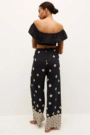 MARIE OLIVER Solange Wide Leg Pant - Ceramic