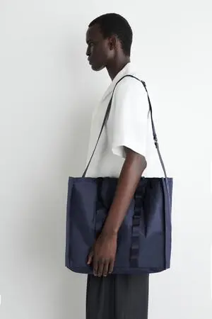 Cos Transit Tote Bag Nylon - Navy