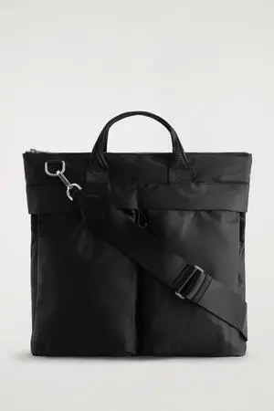 Cos Transit Messenger Bag - Black