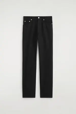 Cos Reprise Straight-leg Jeans - Black