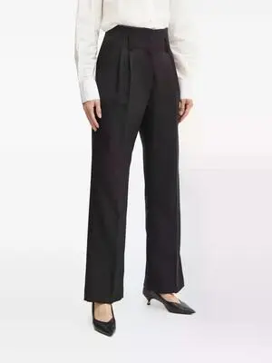 FORTE_FORTE Pleated High-waisted Trousers