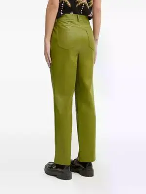 NEVER FULLY DRESSED Embroidered-pocket Trousers