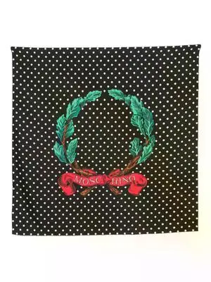 Moschino Polka-dot Scarf - Black