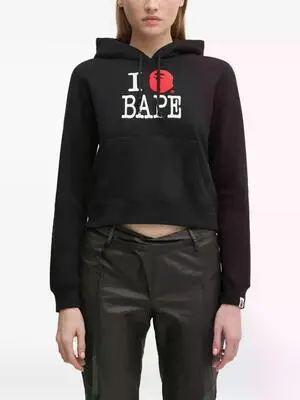 A Bathing Ape Cropped Sweatshirts Hoodies For Women