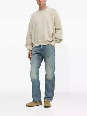 HELIOT EMIL Panelled Crew-neck Sweatshirt