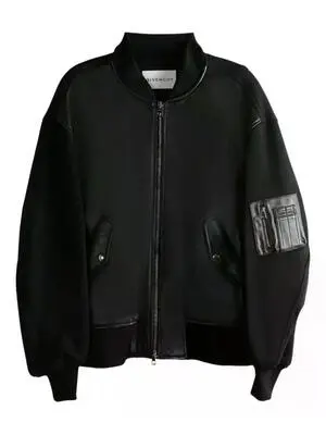 Givenchy Leather-paneled Bomber Jacket