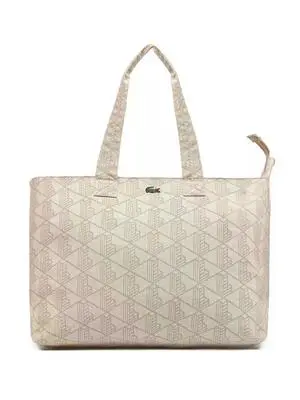 Lacoste Geometric-pattern Tote Bag