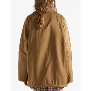 Prada Re-nylon Blouson Woven Jacket - Brown