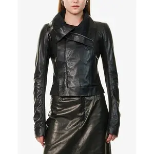 Rick Owens Classic Slim-fit Leather Biker Jacket