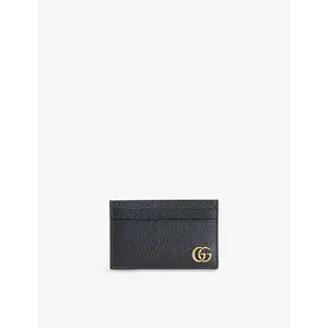 Gucci Gg Marmont Leather Card Case - Nero