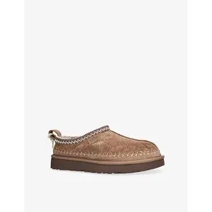 UGG Tasman Sheepskin-lined Suede Slippers