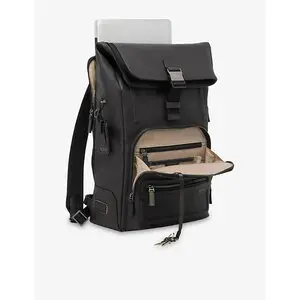 Tumi Leather Roll Top Backpack