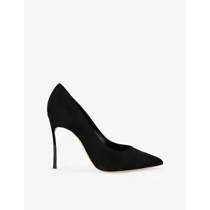 Casadei Blade 105 Suede Pumps