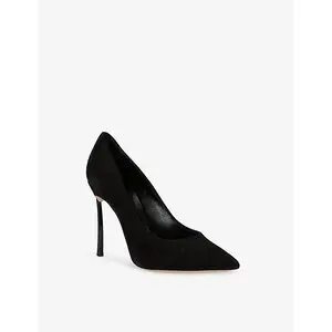 Casadei Blade 105 Suede Pumps