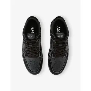Amiri Skel Low Leather Trainers - Black