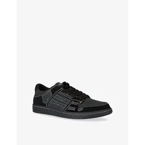 Amiri Skel Low Leather Trainers - Black