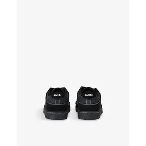 Amiri Skel Low Leather Trainers - Black