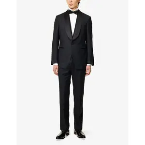 TOM FORD Shawl-lapel Tapered-leg Master Evening Wool Suit