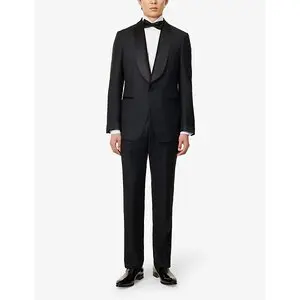 TOM FORD Shawl-lapel Tapered-leg Master Evening Wool Suit