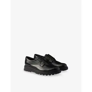 Prada Lug-sole Leather Derby Shoes