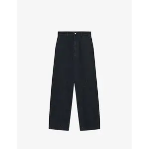 Loewe Anagram Baggy Denim Jeans - Black