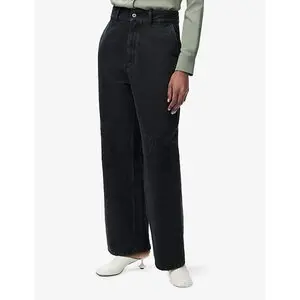 Loewe Anagram Baggy Denim Jeans - Black
