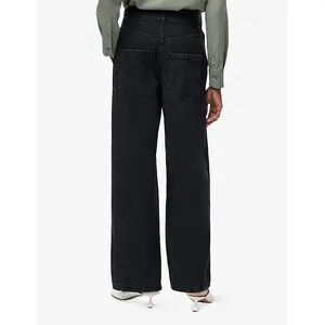 Loewe Anagram Baggy Denim Jeans - Black