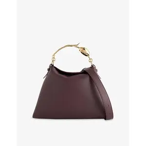 Erdem Large Bloom Leather Shoulder Bag