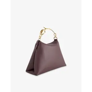 Erdem Large Bloom Leather Shoulder Bag