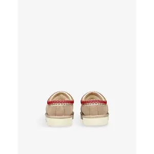 UGG Tasman Ii Suede Slippers - Beige Comb