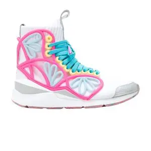 PUMA X Sophia Webster Pearl Cage Mid Sneakers - White
