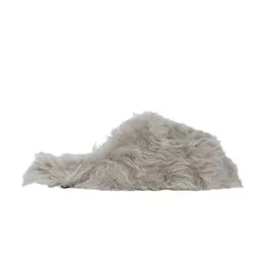 Rick Owens Porterville Shearling Slides - Grey