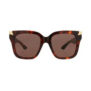 Alexander McQueen Square Sunglasses - Brown